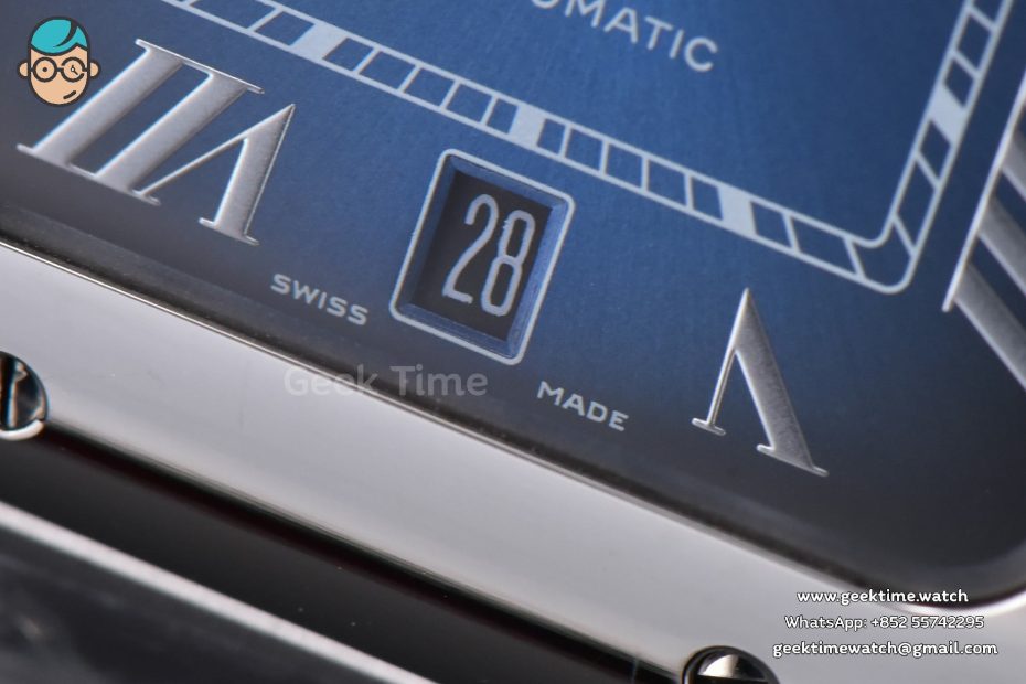 Santos Cartier XL BVF 40MM Blue Dial SS Bracelet MIYOTA 9019 - GeekTime